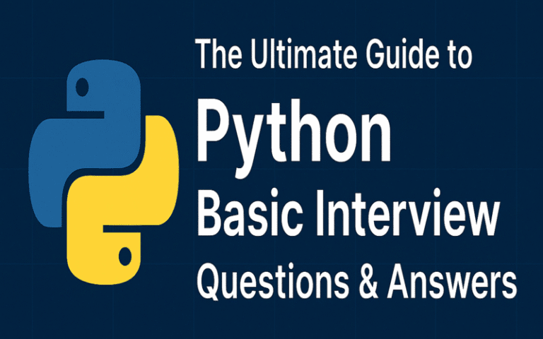 Guide To Python Basic Interview Questions And Answers
