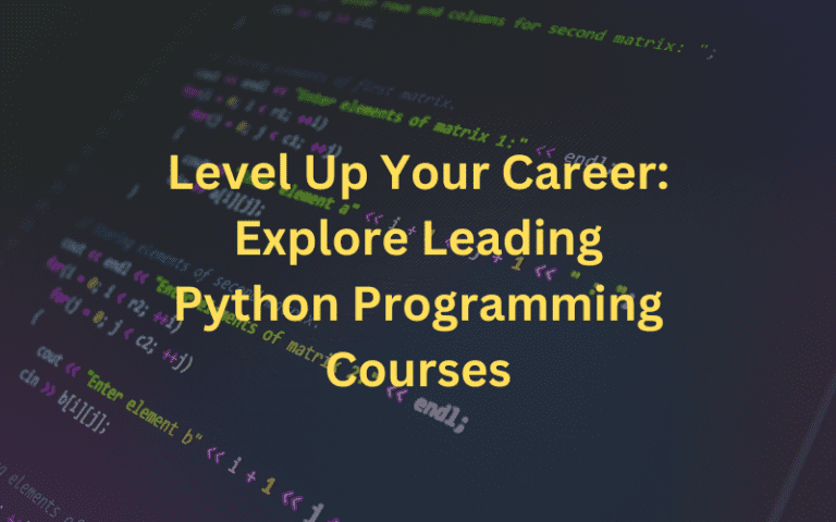 Learn Python from Scratch: Free and Paid Options
