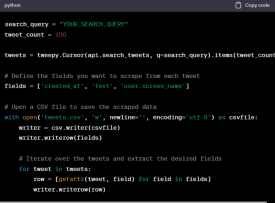 How to Scrape Twitter Data using Python?- Pickl.AI