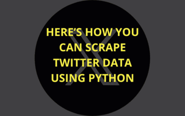 How to Scrape Twitter Data using Python?