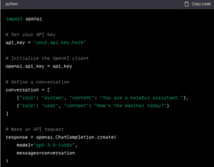 How to Use ChatGPT APIs in Python: A Comprehensive Guide