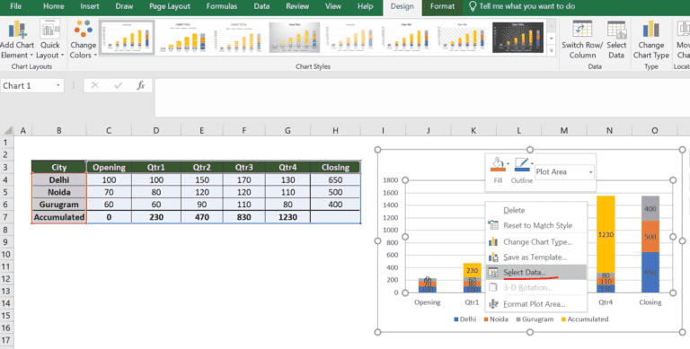 Create Stunning Stacked Waterfall Charts in Excel with Pickl.ai
