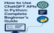 How to Use ChatGPT APIs in Python