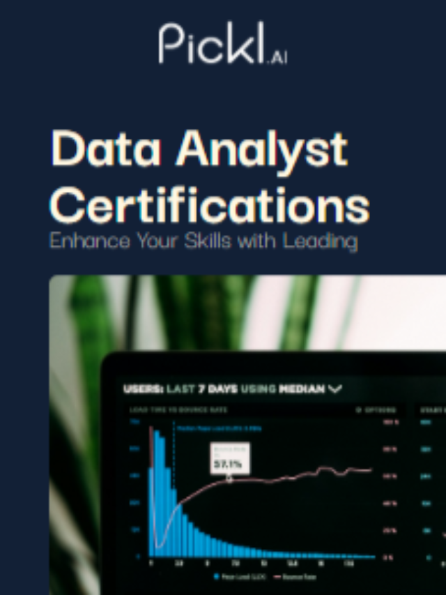 Data Analyst Certification - Pickl.AI