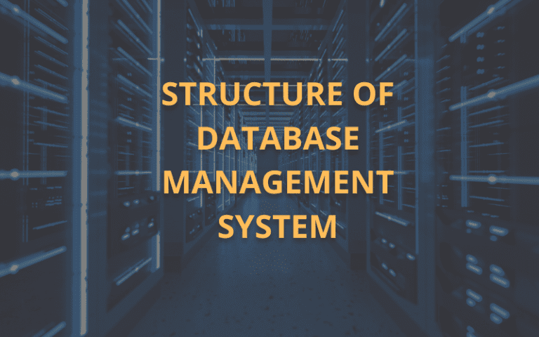 Structure of Database Management System