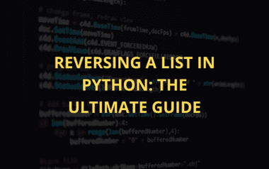 How to Reversing a List in Python?