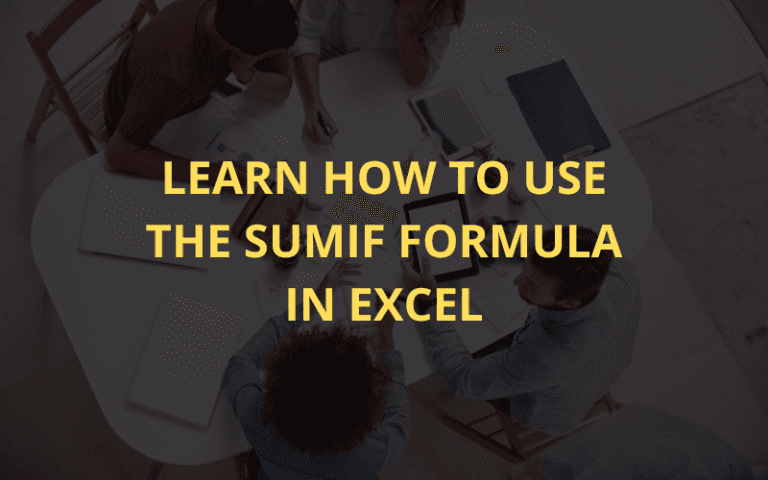 How to Use SUMIF Formula in Excel: Step-by-Step with Examples