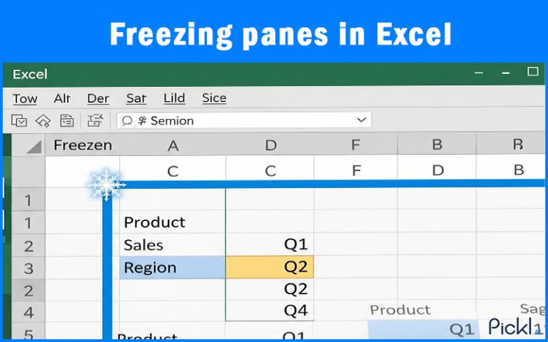 How to Freeze a Row in Excel